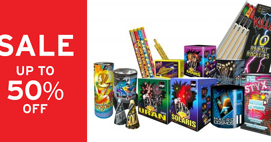 50% OFF Fireworks